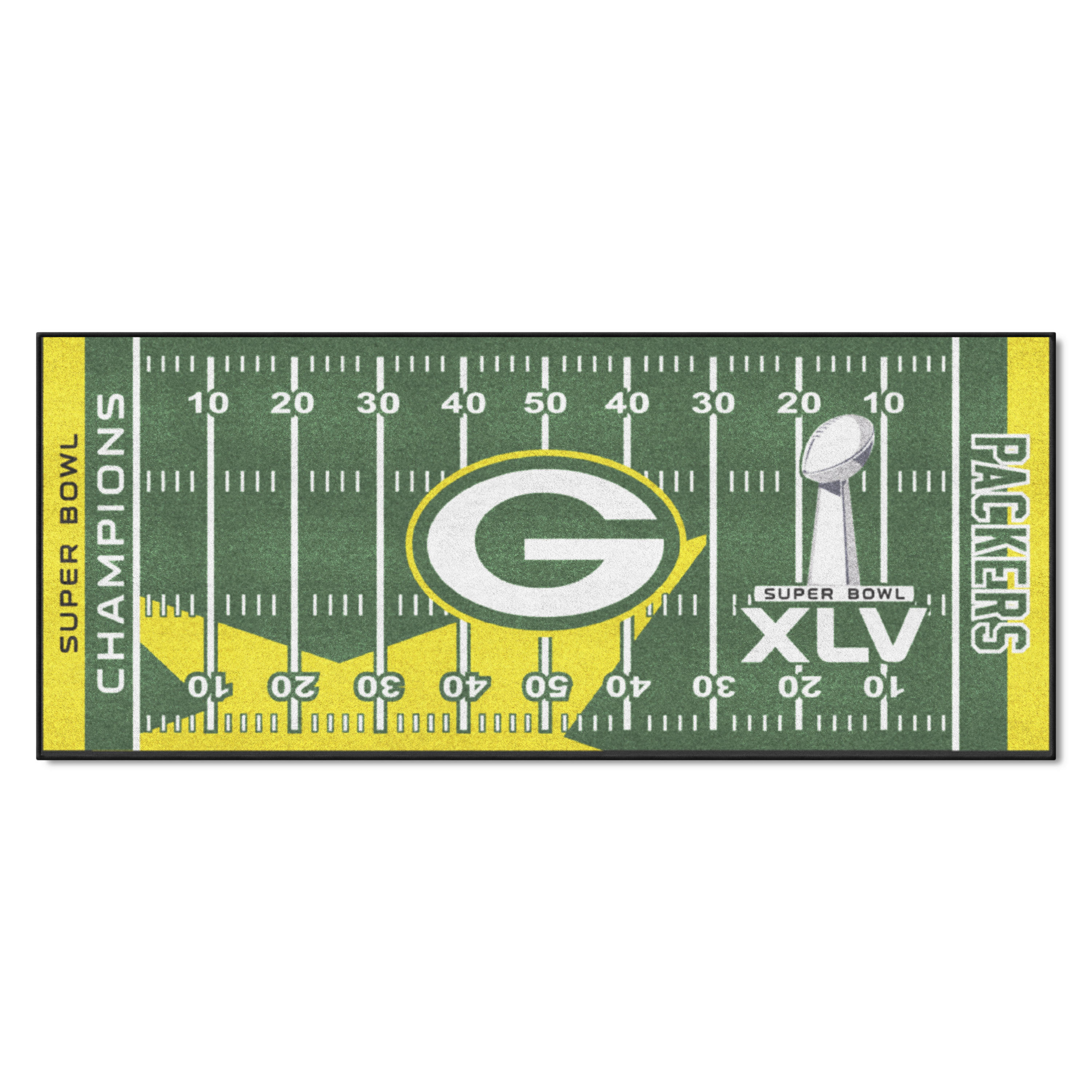 FANMATS Green Bay Packers_Green Bay Packers Field Runner Mat - 30In. X ...