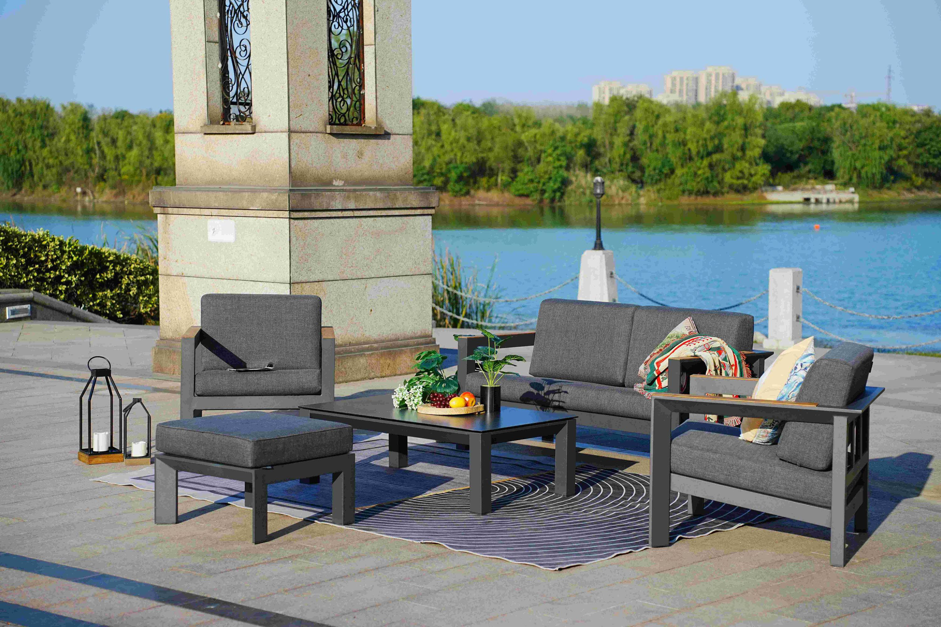 Direct Wicker Jimena 5 Piece Complete Patio Set with Cushions | Wayfair