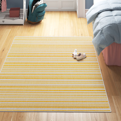 Yellow & Gold Outdoor Rugs You'll Love | Wayfair