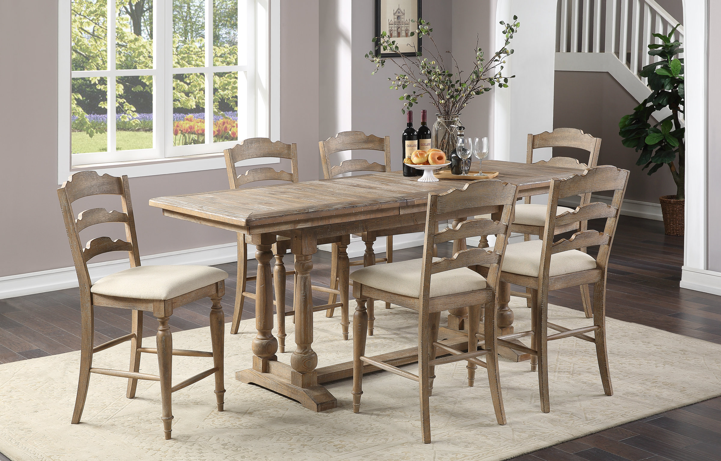 Winners Only, Inc. Extendable Solid Wood Base Dining Table | Wayfair