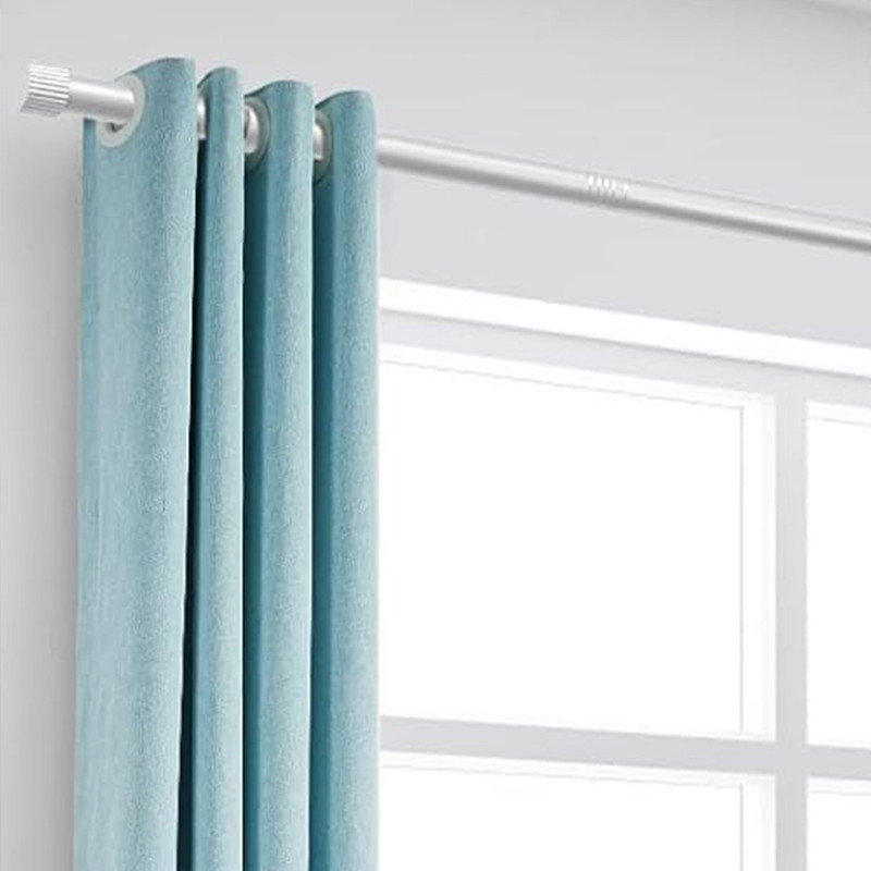 LIKOBI Tringle à rideaux pour fenêtres de 16 à 136 pouces, longueur de tringle à rideaux ...