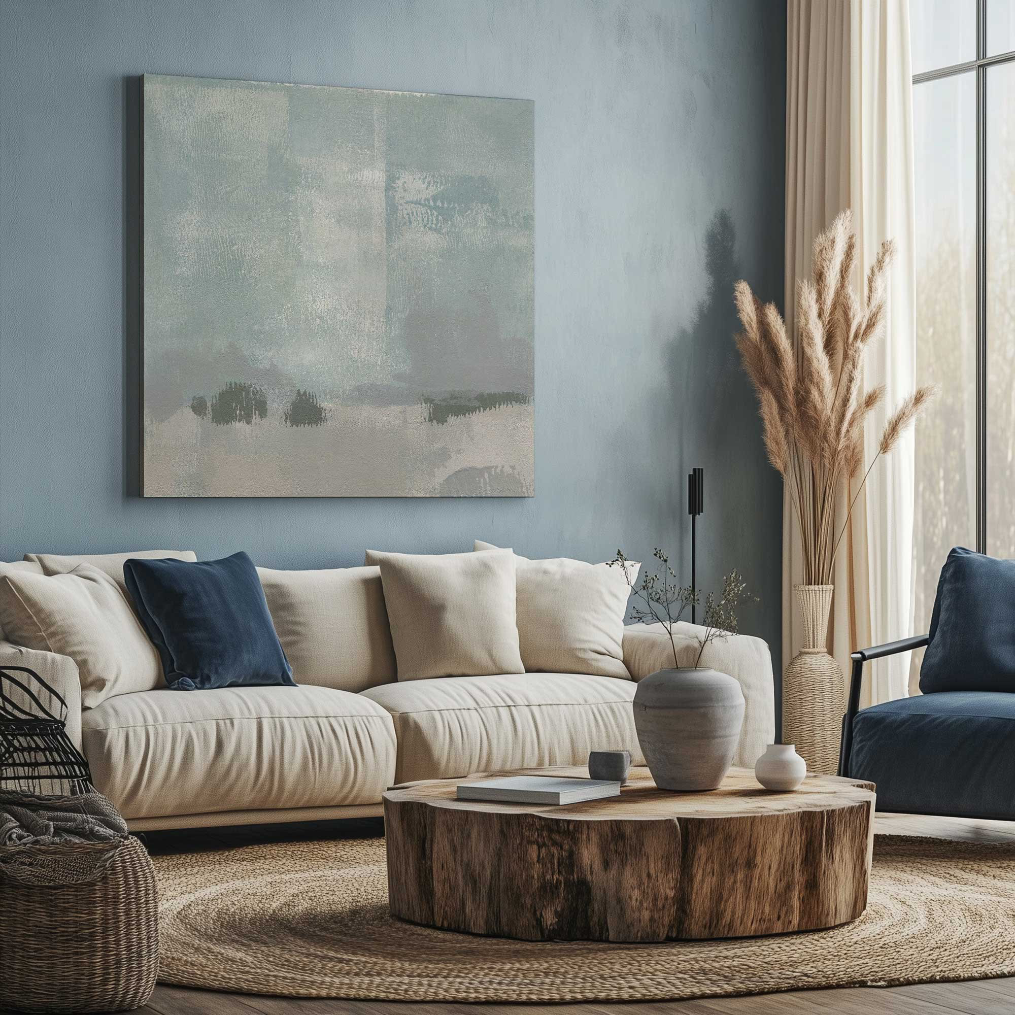 Ebern Designs Impressions of Stillness I Wrapped Canvas Print | Wayfair
