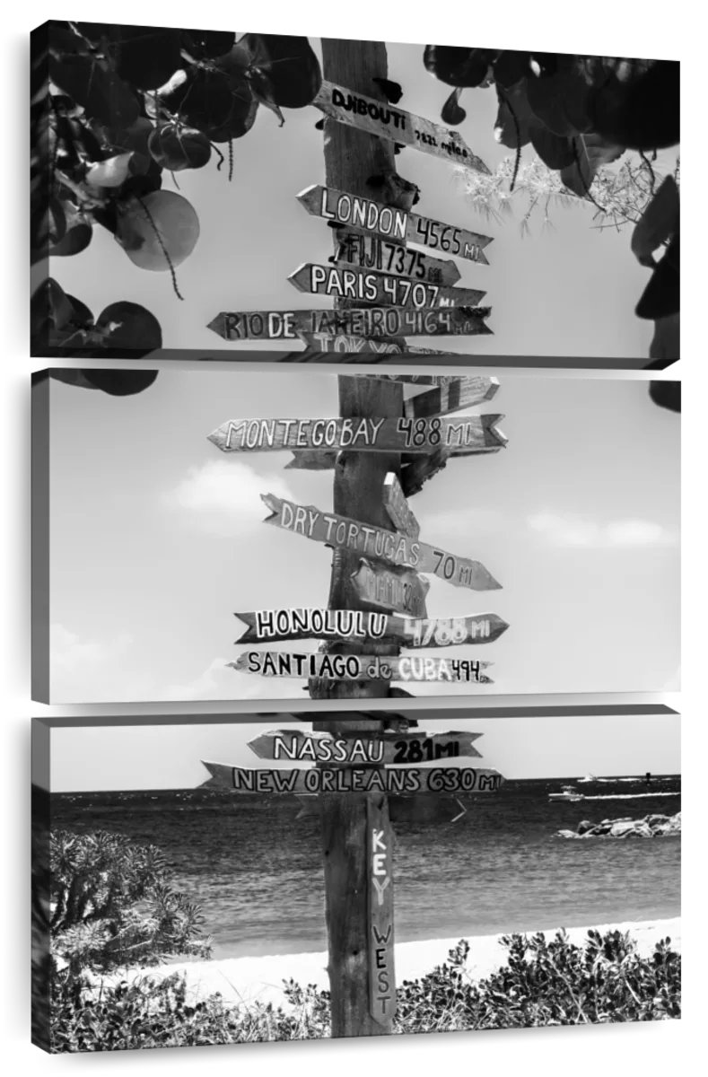 Rosecliff Heights Key West Directional Sign II | Wayfair