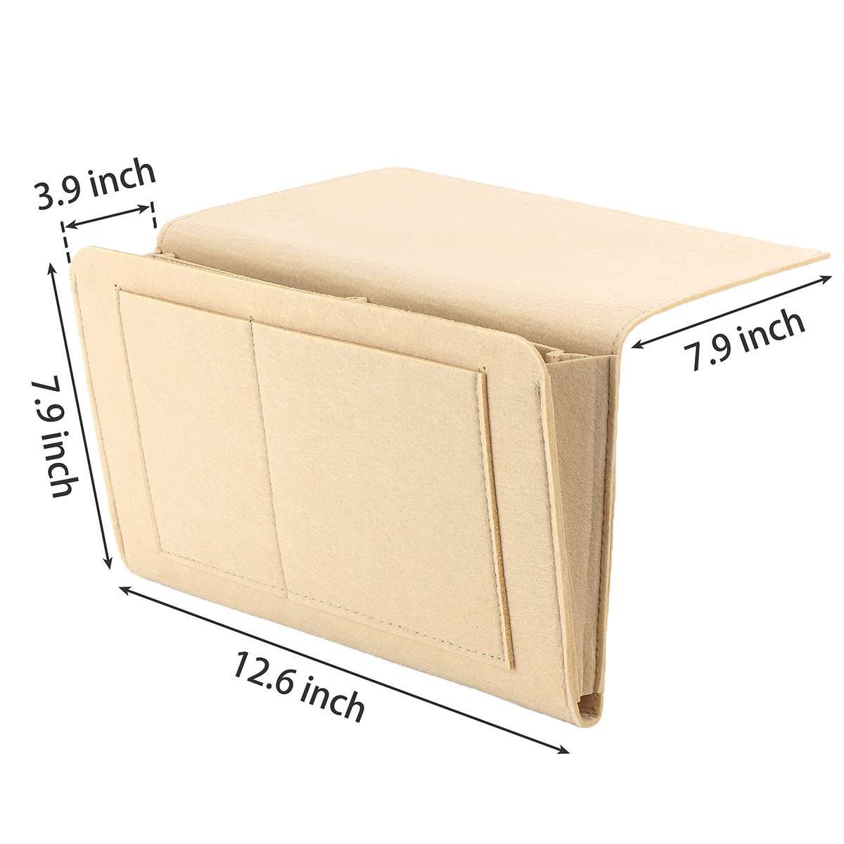 Ebern Designs Bedside Caddy Bedside Storage Organizer for Remote ...