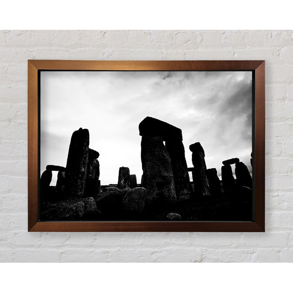 Bright Star Stonehenge B N W - Single Picture Frame Art Prints ...