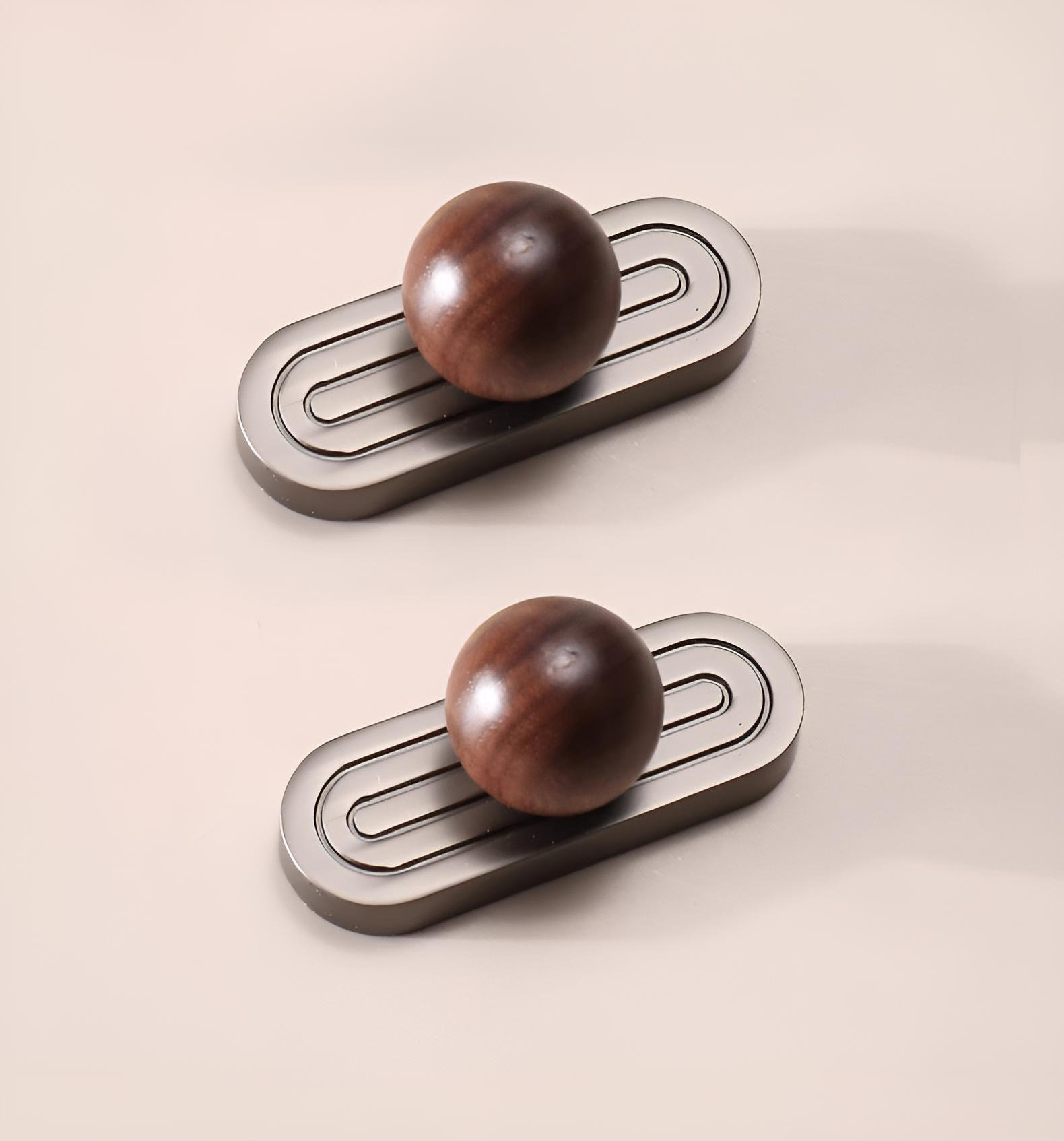 Infinitee Green Modern Minimalist Cabinet Door Handle, Metal + Solid ...