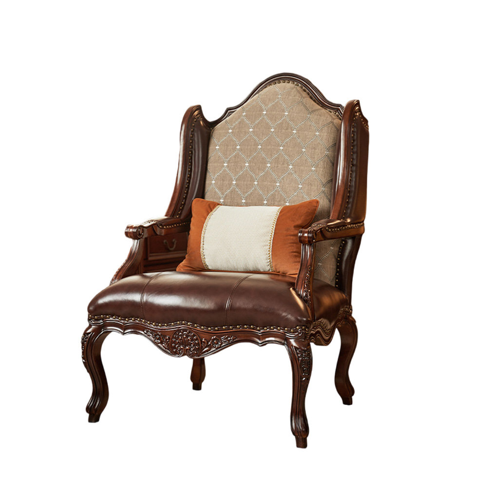 TimberCraft Designs Solid wood frame single person leisure chair | Wayfair