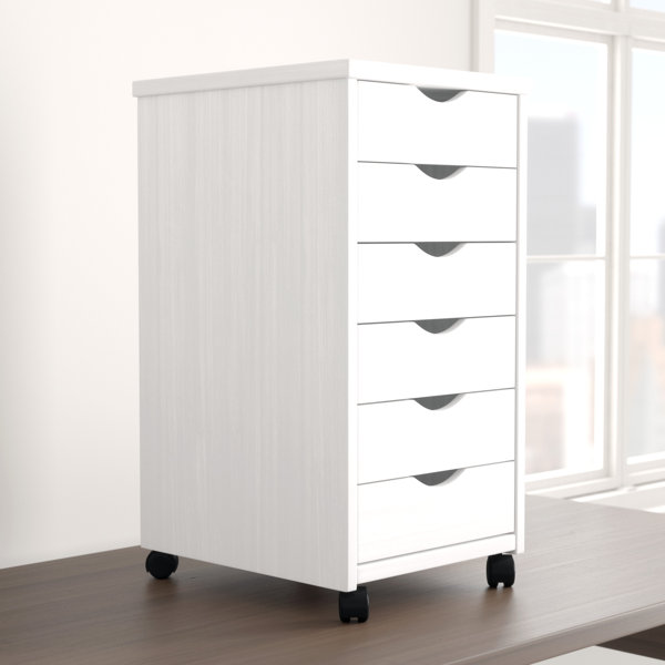 Rebrilliant 6 Drawer Rolling Storage Chest & Reviews | Wayfair
