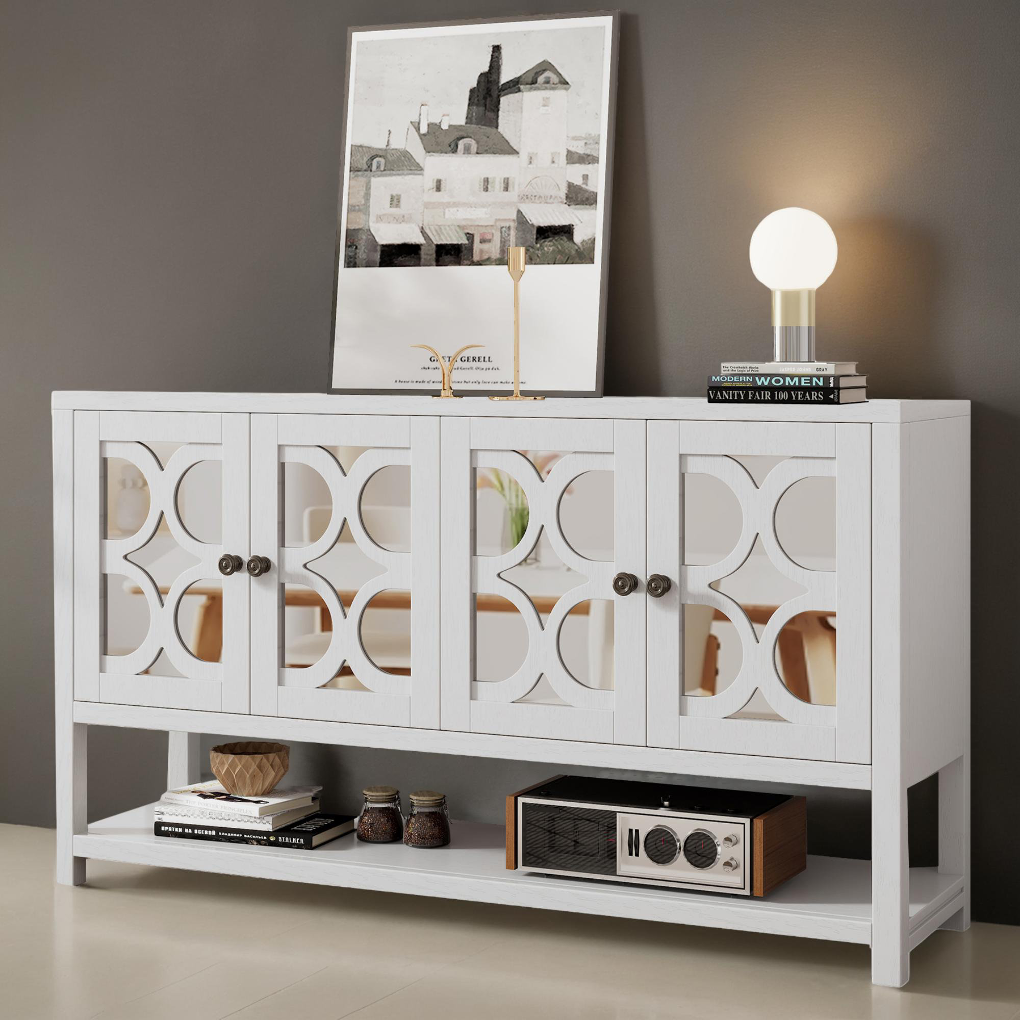 Hokku Designs 60" Console Table Entryway Sideboard for Hallway Living ...