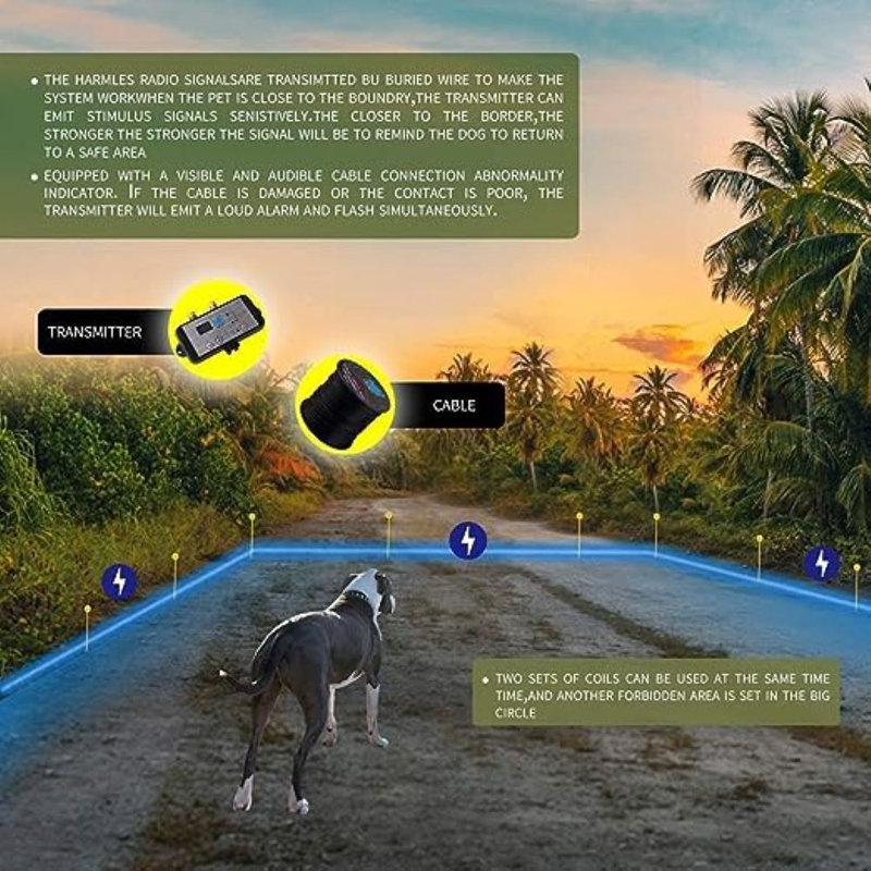 Cozy Oasis Portable Static Electric Fence | Wayfair