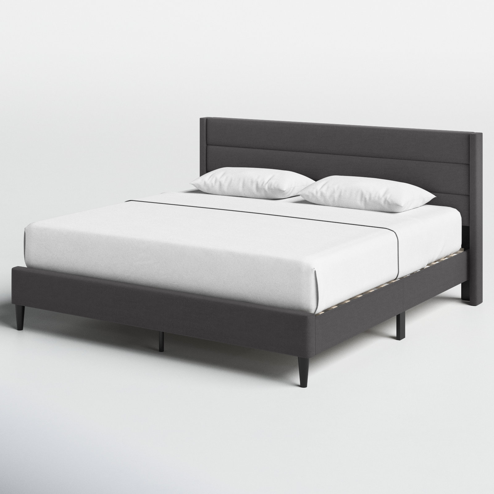 Mercury Row Scarlett Upholstered Platform Bed with Triple-Lined ...