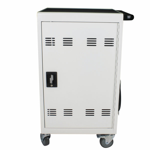Creationstry 38.30'' H x 20.80'' W 1 Laptop/Tablet Storage Cart with ...