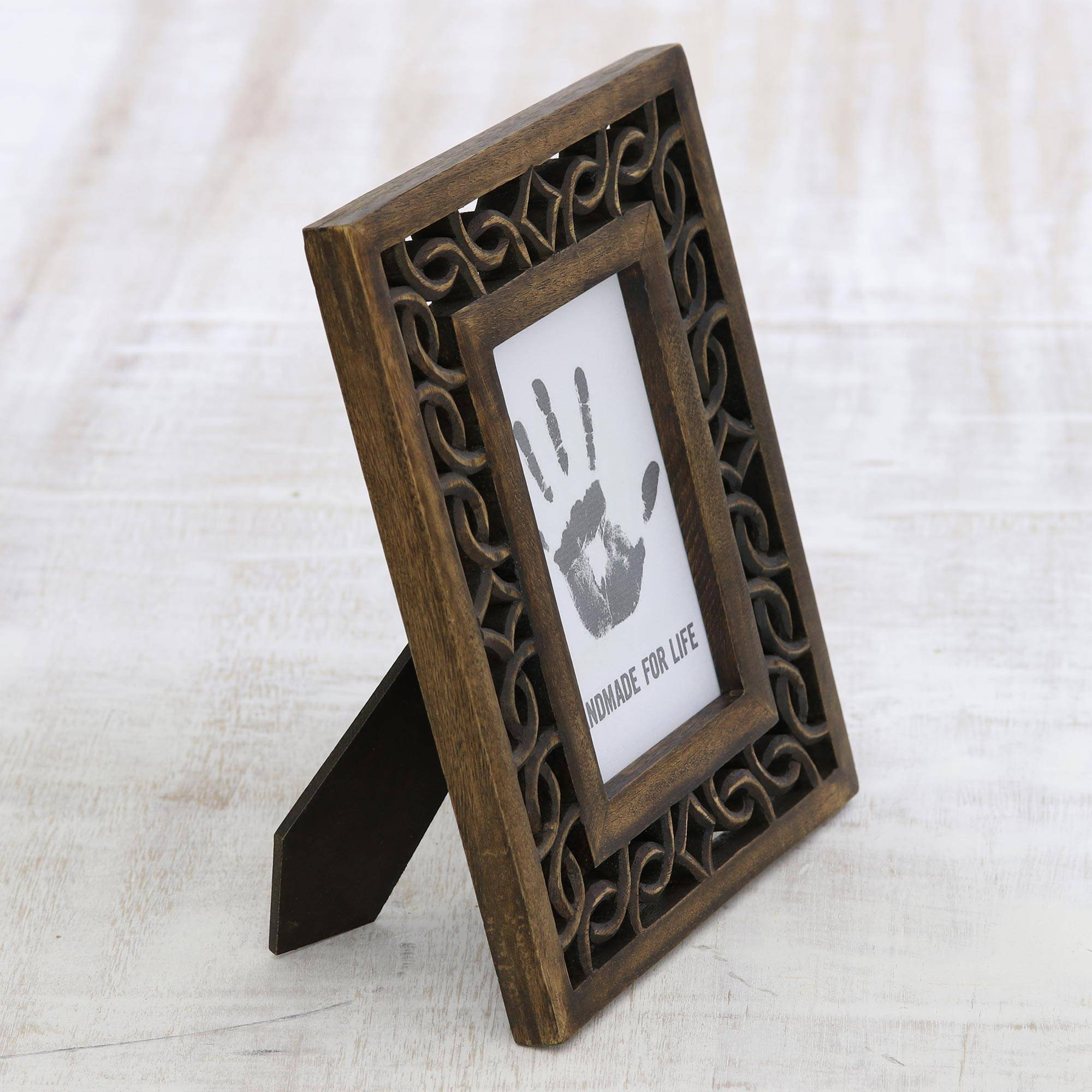 World Menagerie Mateyka Handmade Interlinked Wood Picture Frame | Wayfair