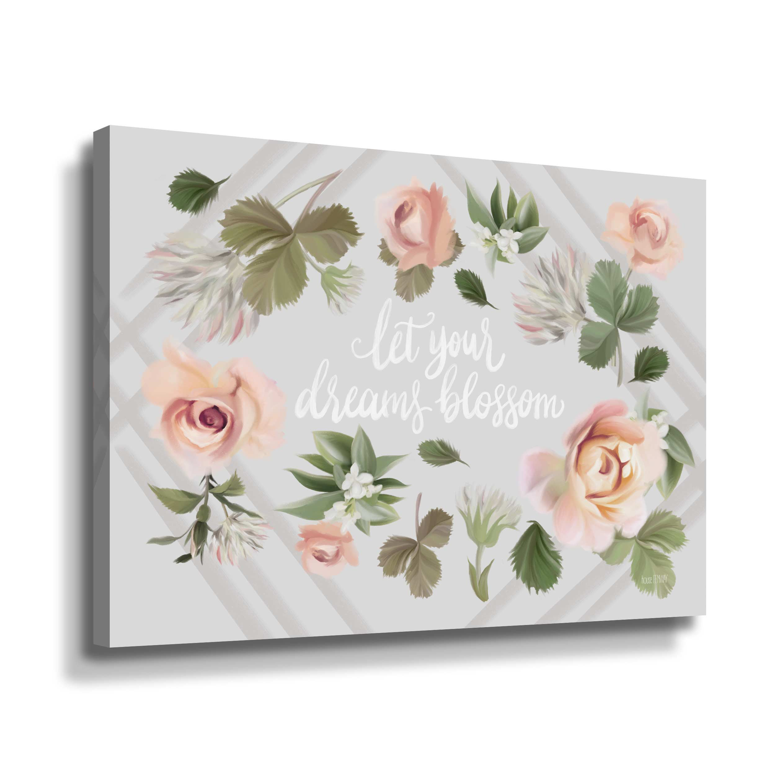 Trinx Let Your Dreams Blossom Gallery Wrapped Canvas - Wayfair Canada