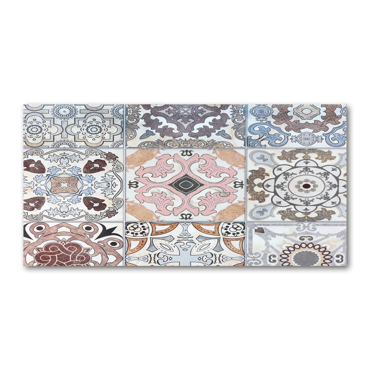 Latitude Vive Ceramic Tiles - Wrapped Canvas Print | Wayfair.co.uk