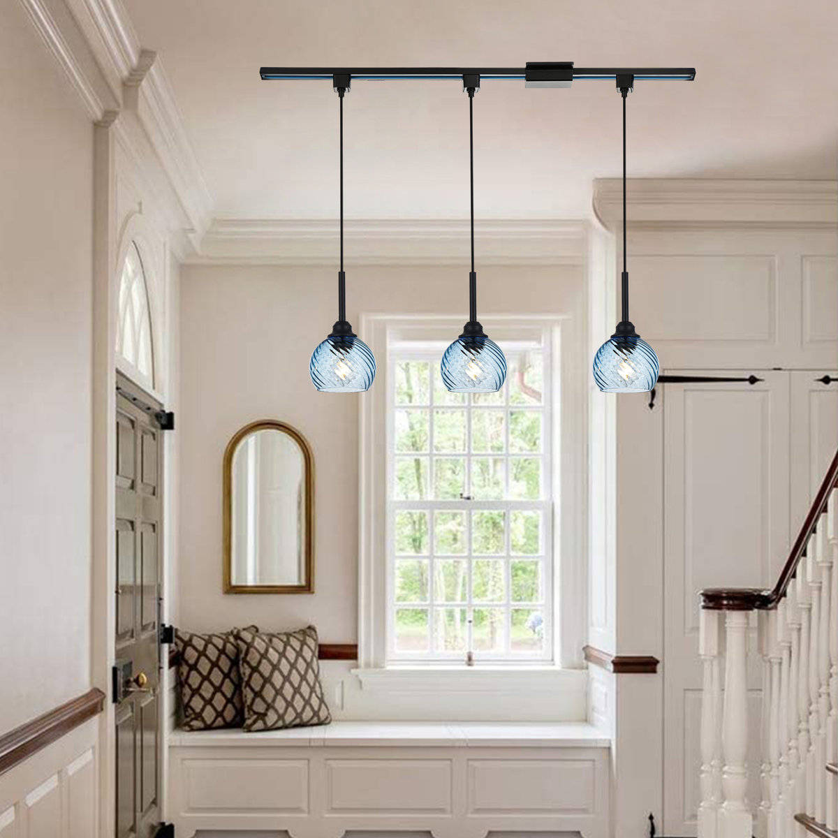Ivy Bronx Modern Matte Black Track Lighting System With Slim Profile ...