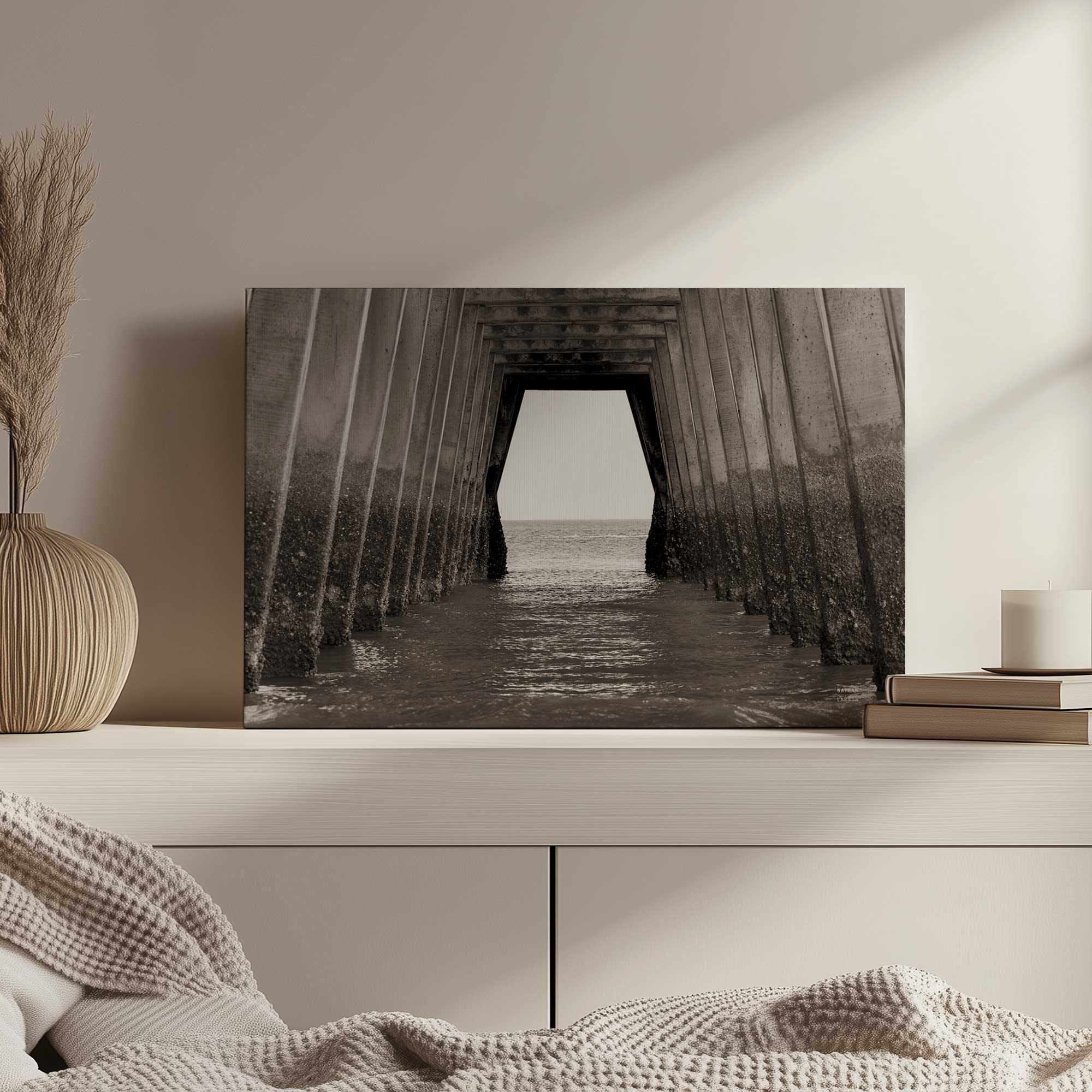 17 Stories Under the Pier by Nathan Larson Canvas Art Print | Wayfair