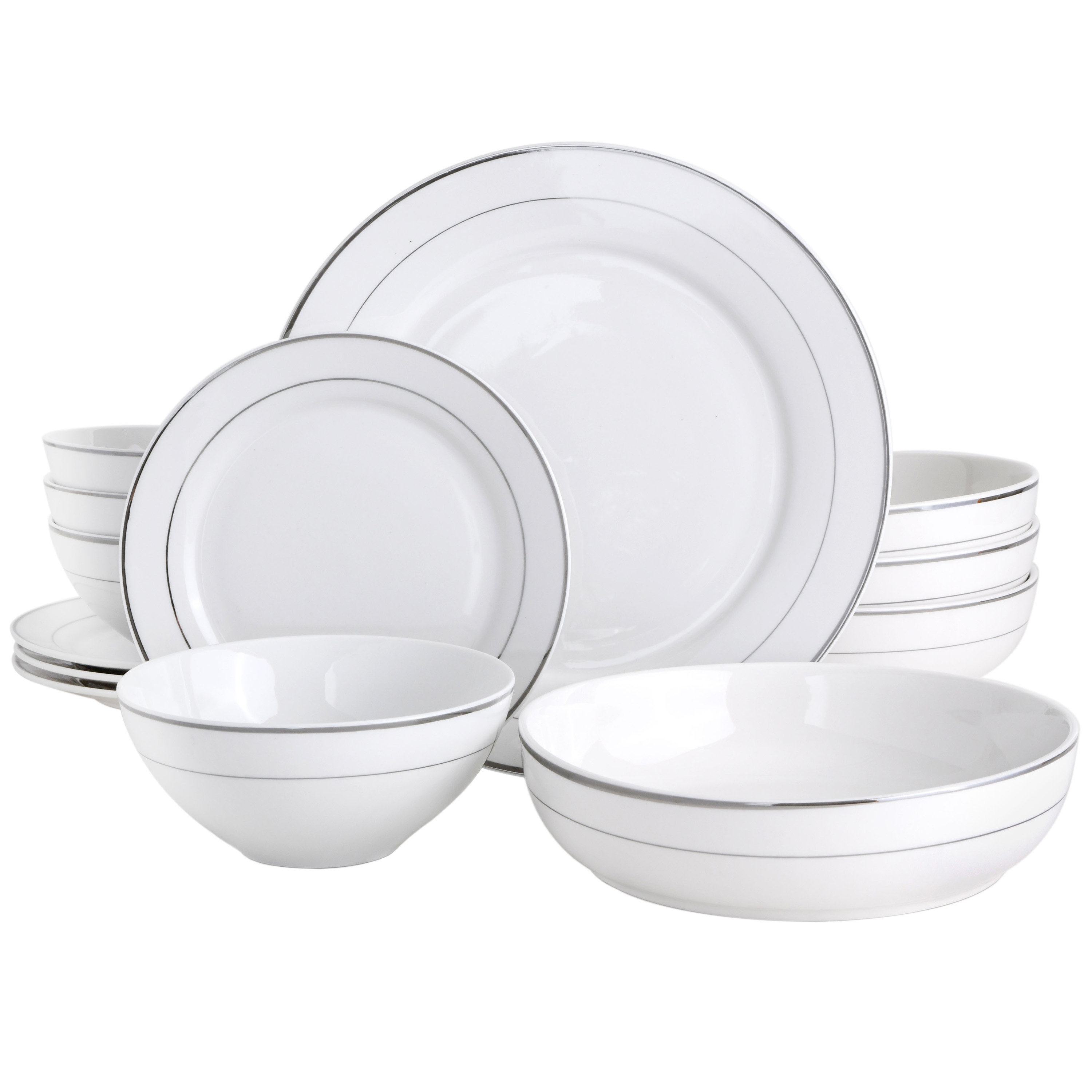 Gibson Meritage Ceramic Dinnerware Set - Service for 4 | Wayfair