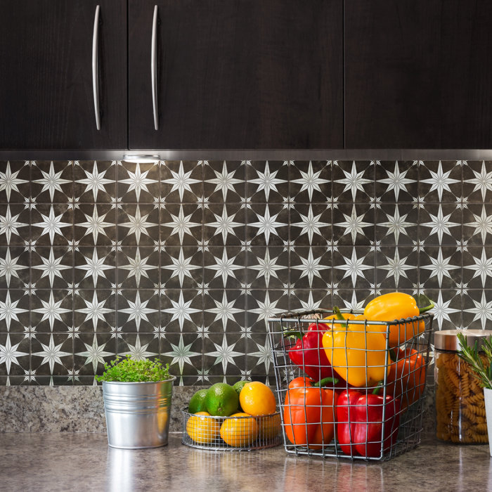 Merola Tile Harmonia 13" x 13" Ceramic Patterned Wall & Floor Tile ...