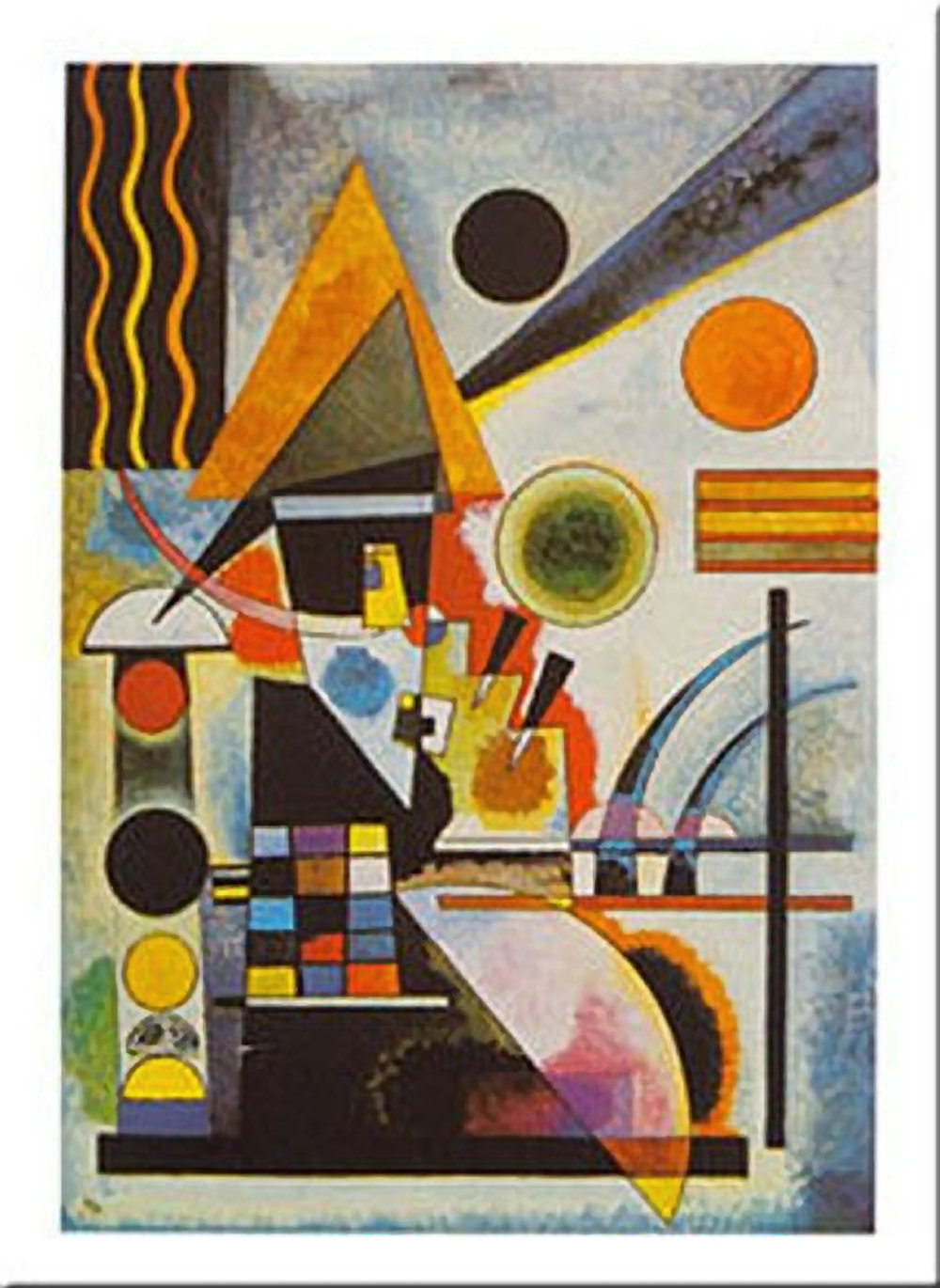 Vault W Artwork Balancement by Wassily Kandinsky - Unframed Graphic Art ...