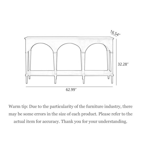 SMI Cabinetry Inc 62.99'' Console Table | Wayfair