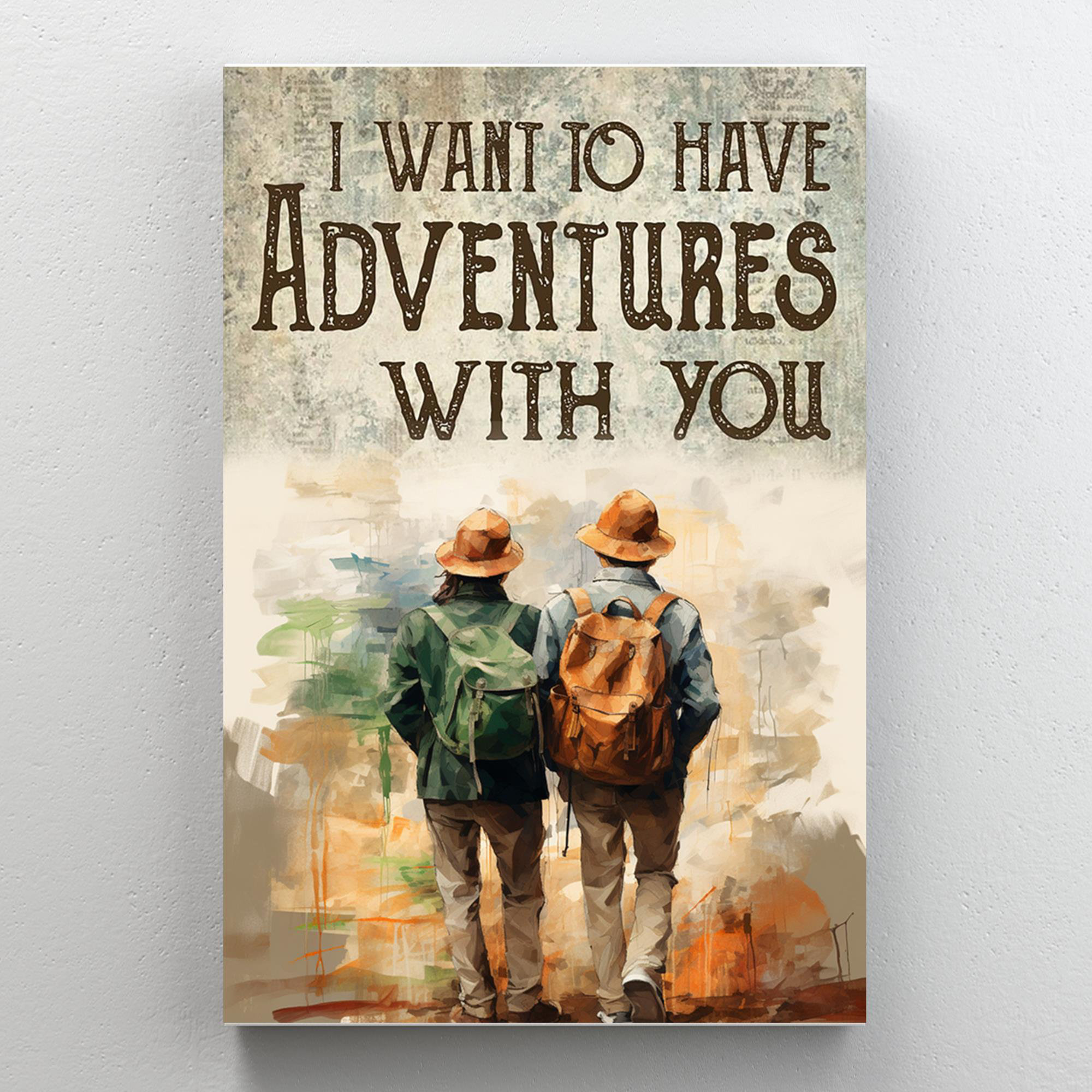 Trinx I Want To Have Adventures With You - 1 Piece Rectangle Graphic ...