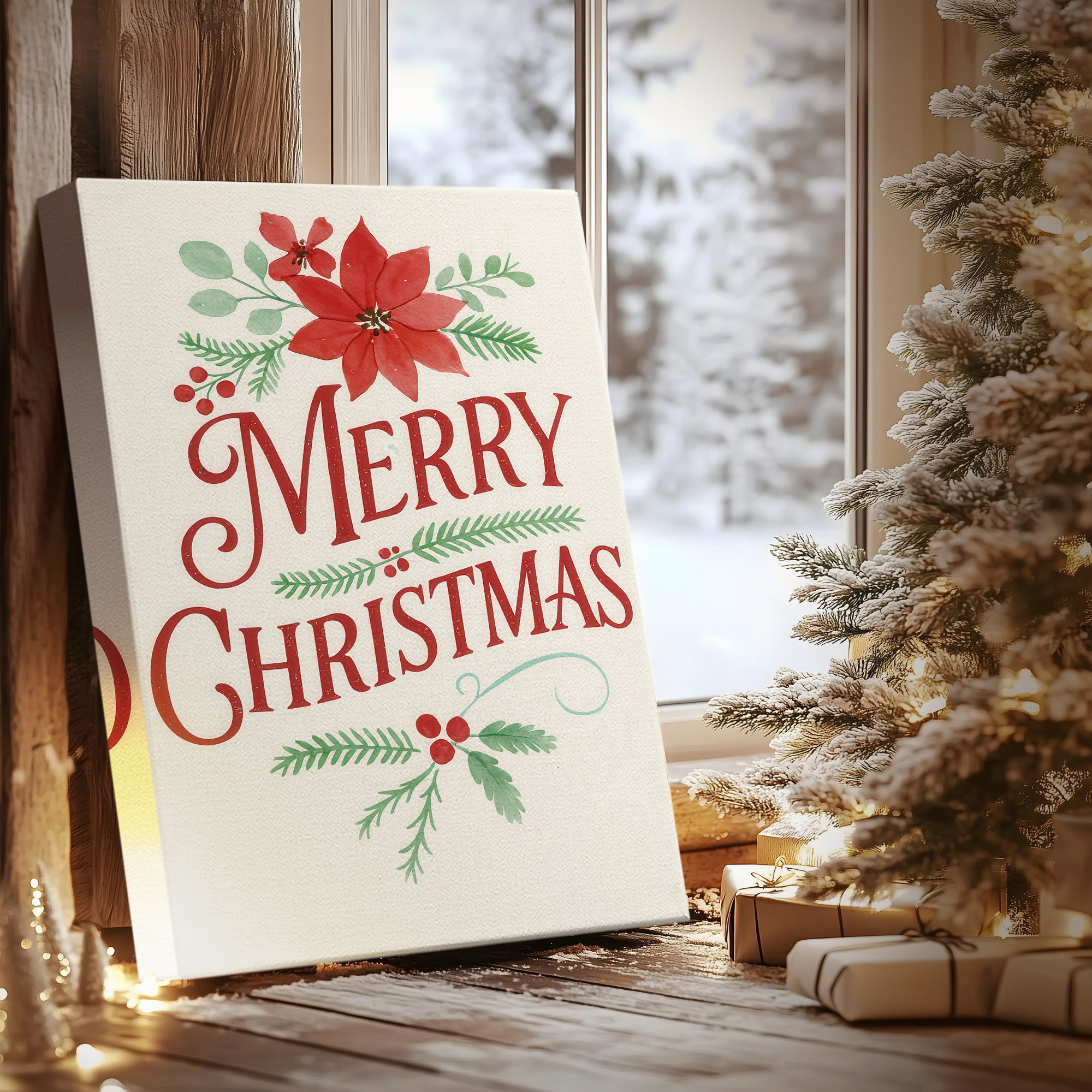 Latitude Run® Sugar Garland of Eve-Premium Gallery Wrapped Canvas | Wayfair