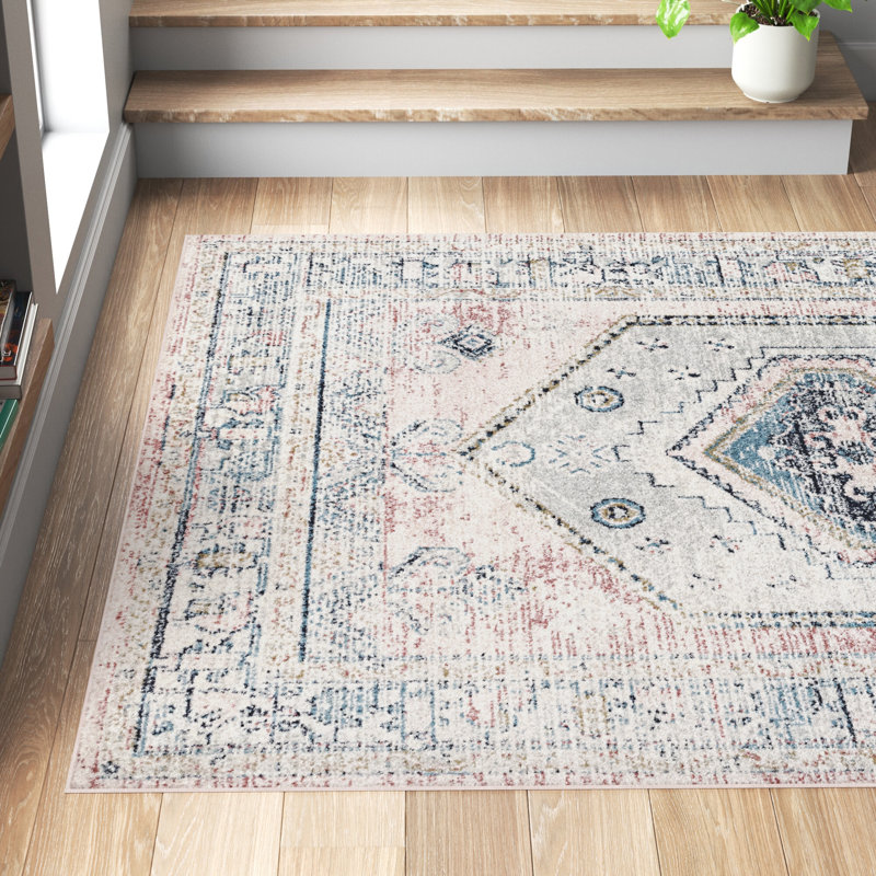 Langley Street Hiott Faded Vintage Medallion Machine Woven / Power ...