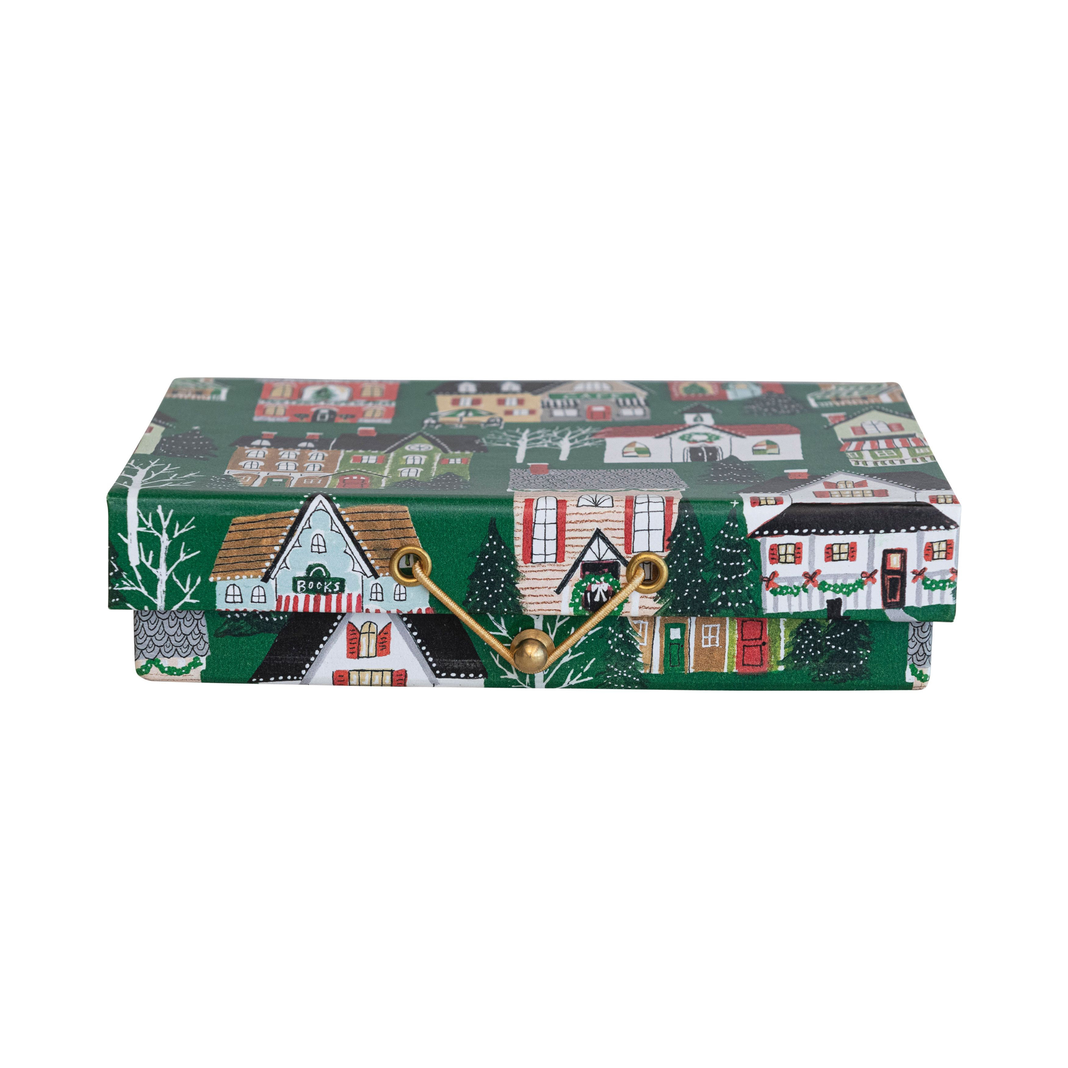 The Holiday Aisle® Handmade Printed Recycled Paper Christmas Cards With ...