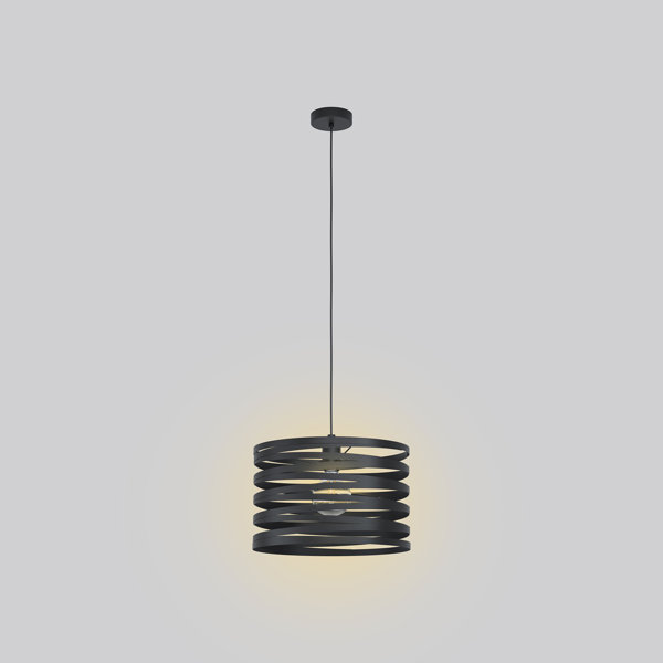 Wrought Studio Muscadel 1 - Light Black Single Pendant - Wayfair Canada
