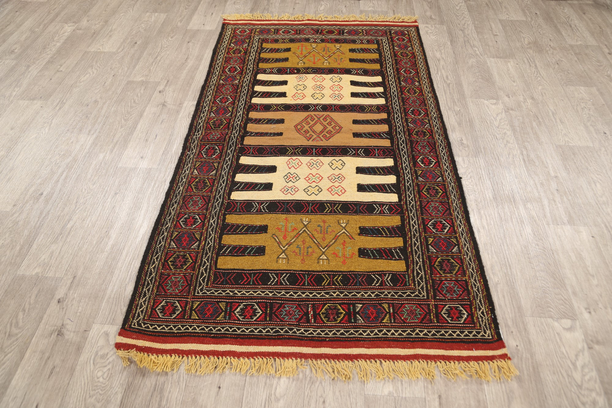 Dakota Fields Kilim Hand-Woven Area Rug 3x6 | Wayfair