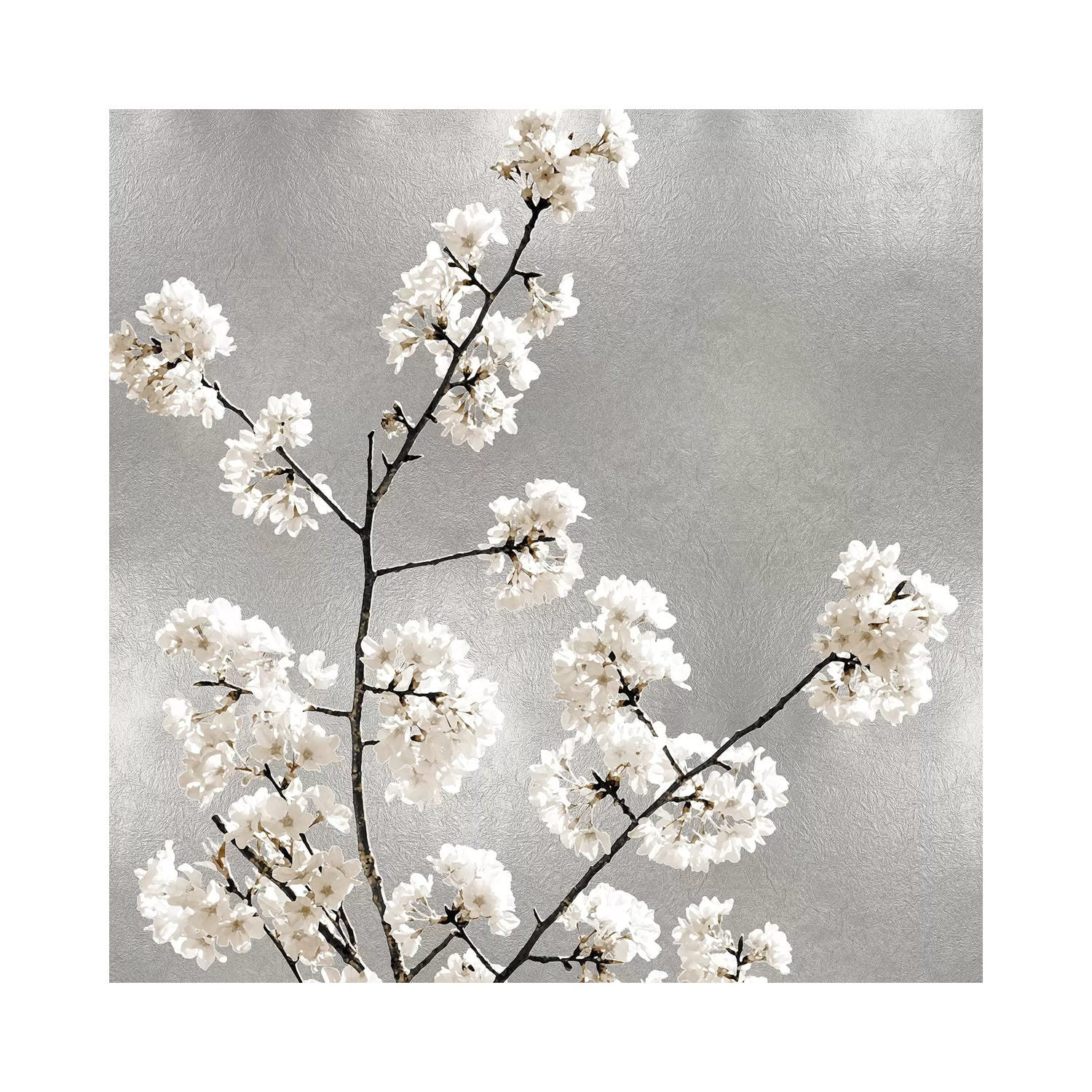 Ophelia & Co. Silver Blossoms I by Kate Bennett - Wrapped Canvas Art ...