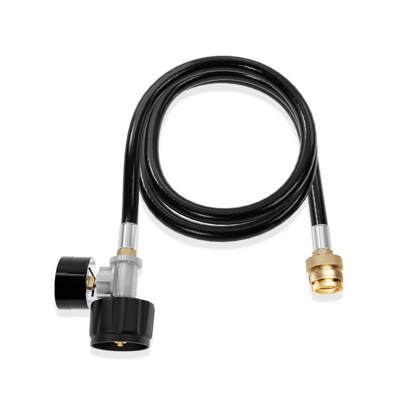 Empava Qcc1/type1 Tank Black Propane Hoses and Pressure Regulators ...