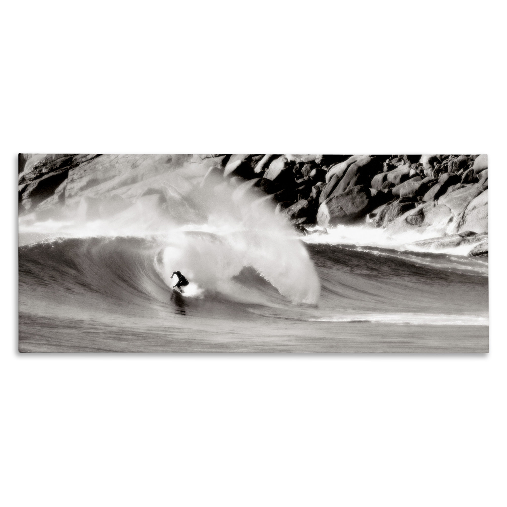 Highland Dunes Surfing Reef Break Canvas Wall Art by Noah Bay | Wayfair