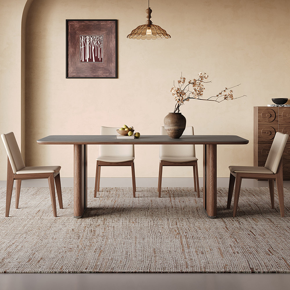 Elamer European modern simple dining table set | Wayfair