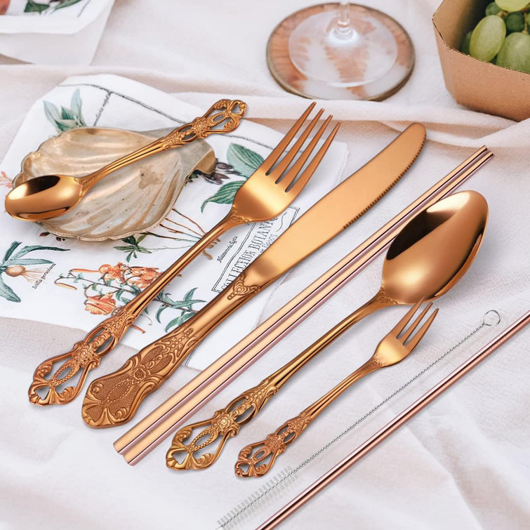 House Of Hampton® Jacion Stainless Steel Flatware Set | Wayfair