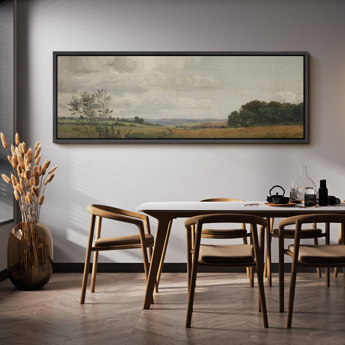 IDEA4WALL Rustic Countryside "Landscape Clouds Classic French Country ...