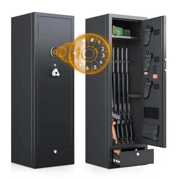 Kaer 13-15 Rifle Gun Safe,gun Safes For Home Rifle And Pistols,large ...