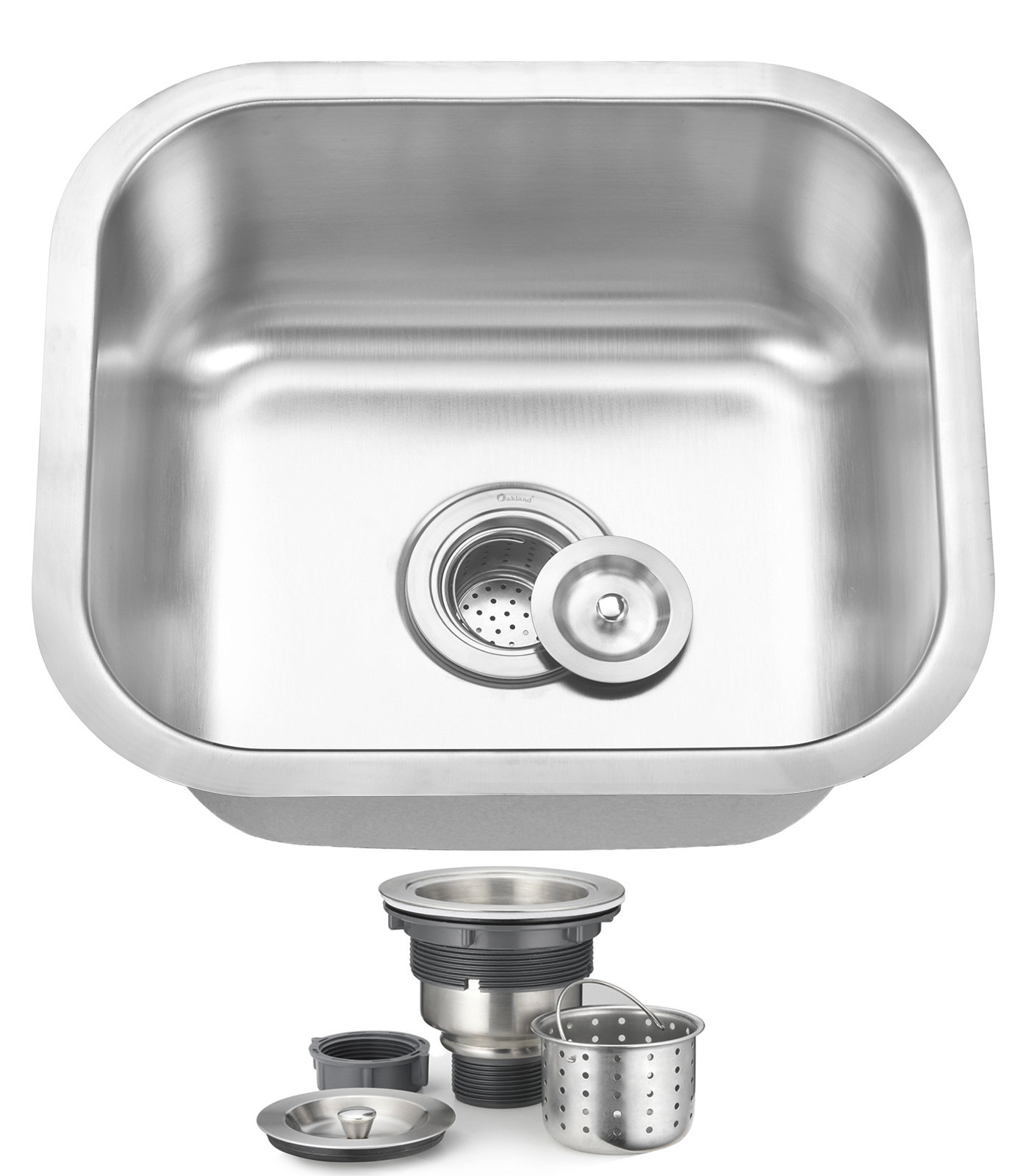 ORLANDO 18" L x 16" W Undermount Kitchen Sink with Accessories ...