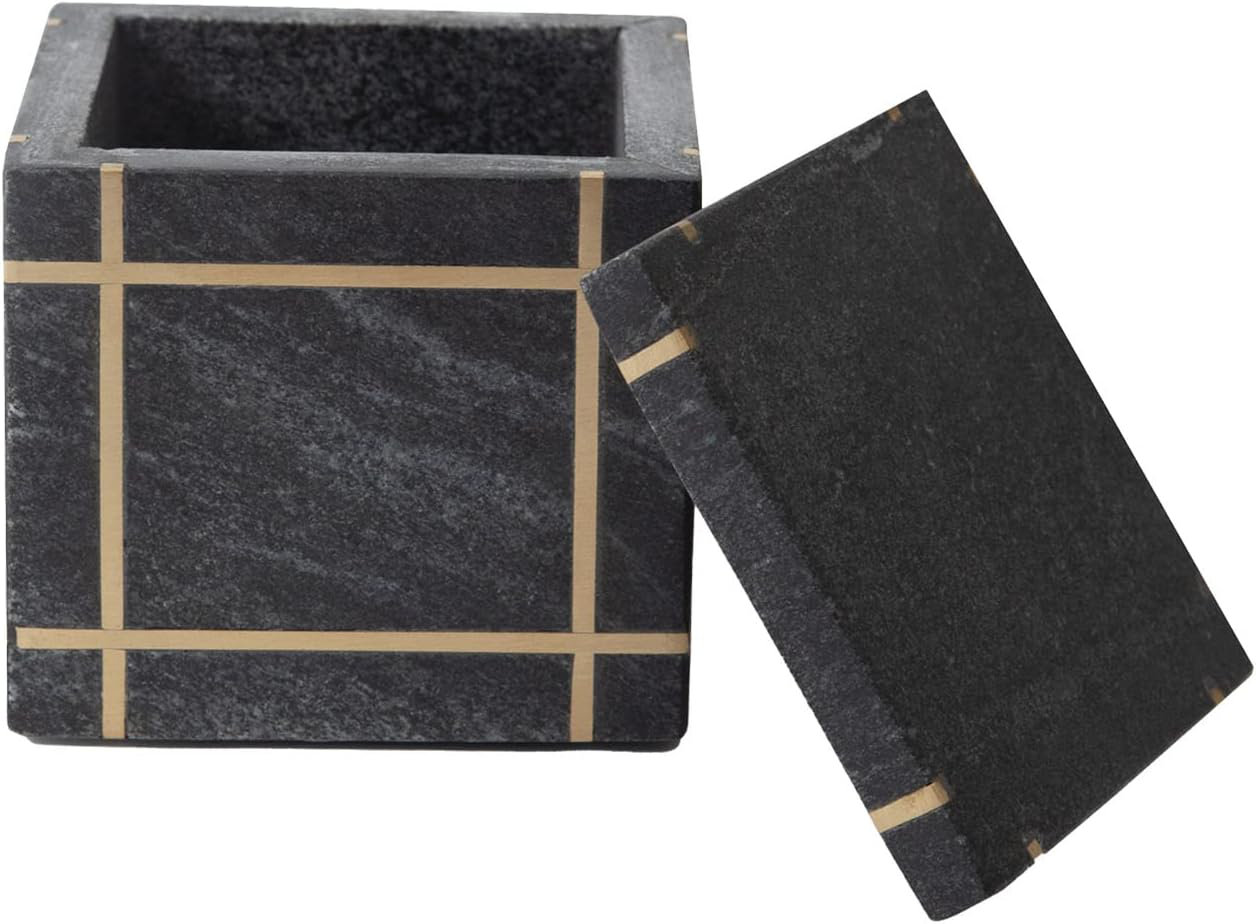 Mercer41 Olachi Marble Bathroom Storage Container | Wayfair