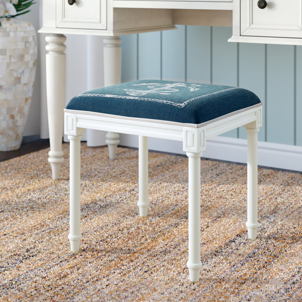 Breakwater Bay Tabouret de coiffeuse en bois massif Fernon - Wayfair Canada