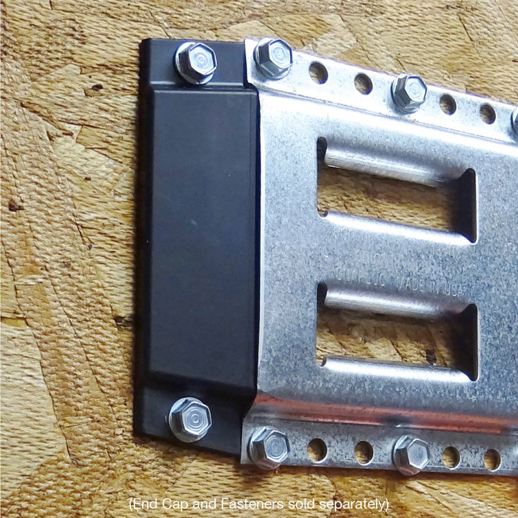 SNAP-LOC E-Track End Cap Heavy Duty Plastic 6-Pack | Wayfair