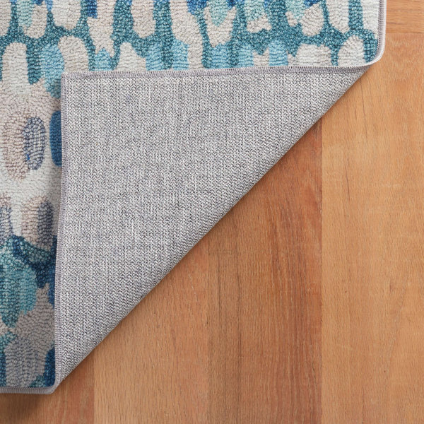 Dash and Albert Rugs Paint Chip Blue Machine Washable Rug & Reviews ...