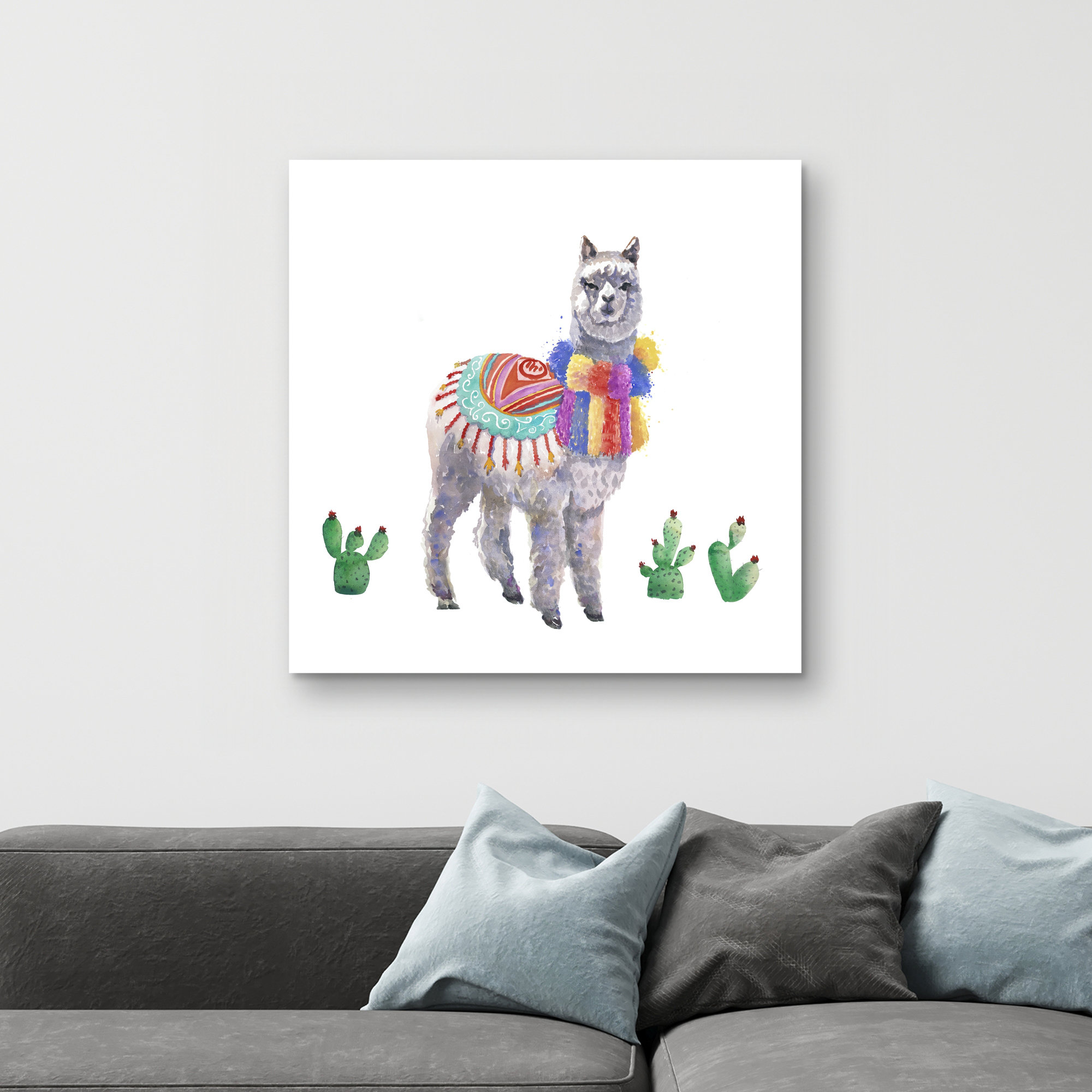 Begin Edition International Inc. Traditional peruvian lama - 32"x32 ...