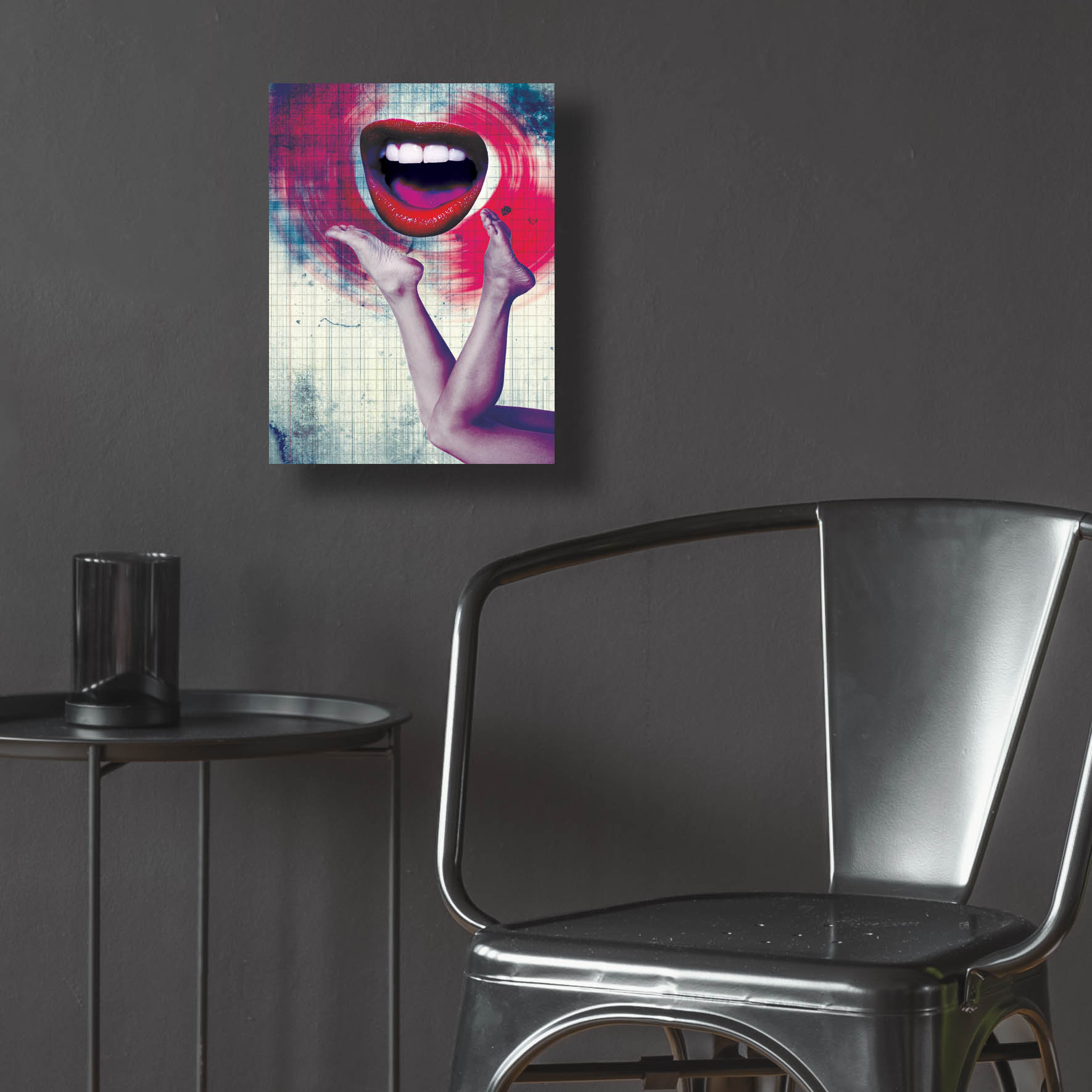 Wrought Studio™ 'Bla Bla Bla' by Elo Marc, Acrylic Glass Wall Art, 12 ...