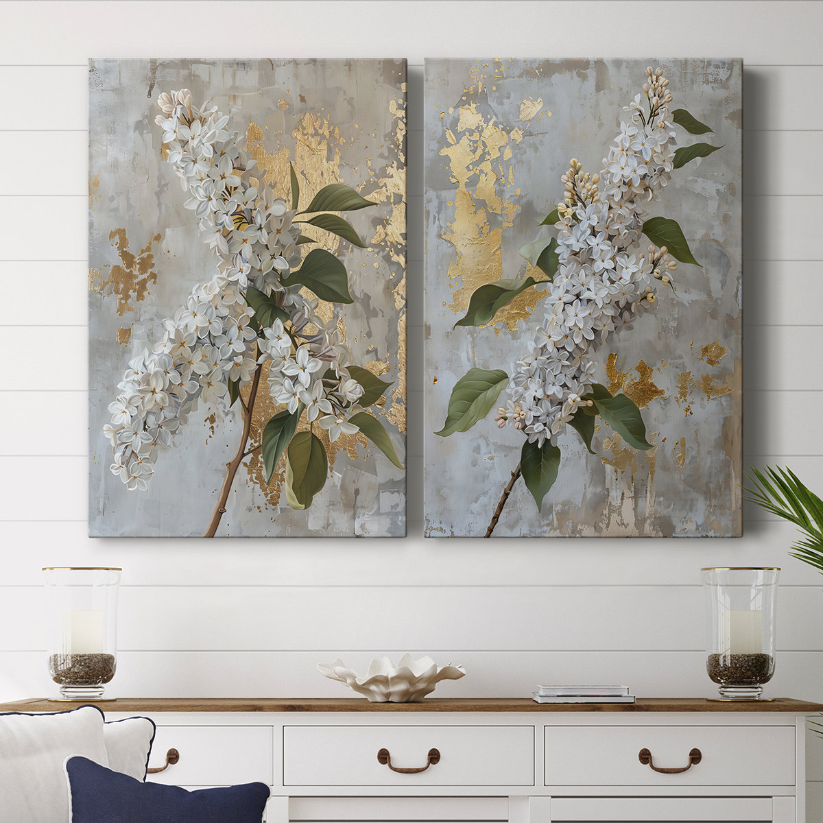 Wexford Home FLORAL Series CCXLVII-Premium Gallery Wrapped Canvas ...