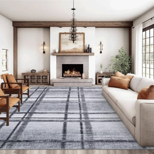 Ebern Designs Large Machine Washable Rug with Non Slip Backing ...