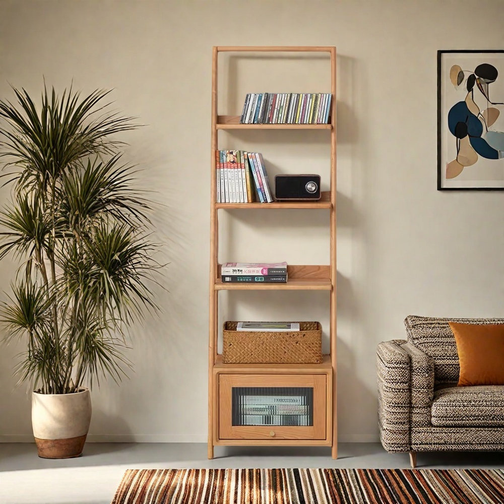 Kaoloupin European style open shelving bookcase | Wayfair