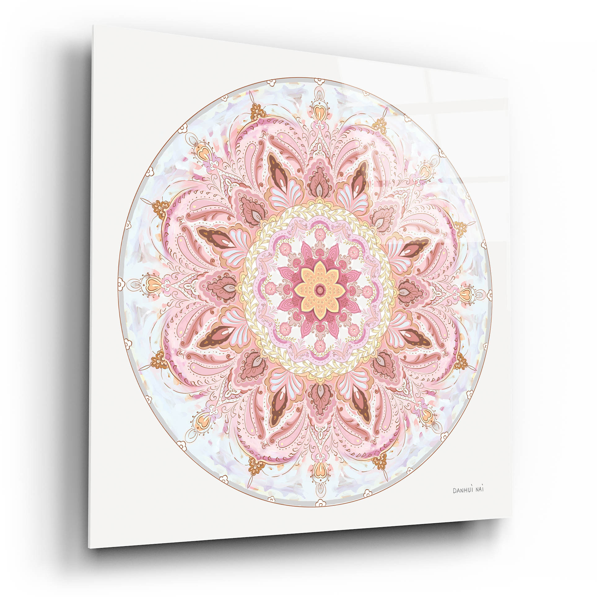 Bungalow Rose 'Goa Mandala 1' by Danhui Nai Acrylic Glass Wall Art ...