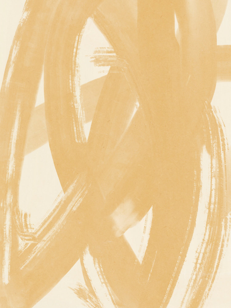 Ivy Bronx Dynamic Beige Brushstrokes | Wayfair.co.uk